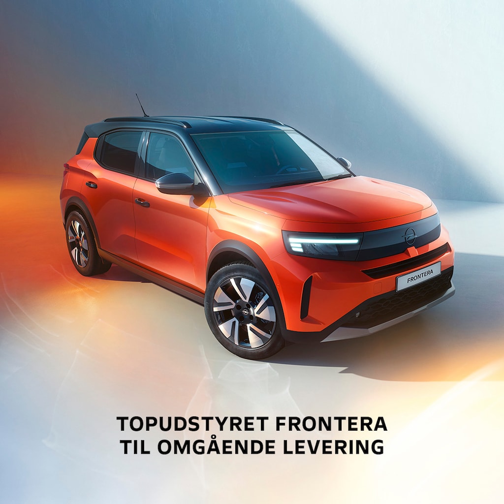 Frontera Electric privatleasing | Se priser | Opel Danmark